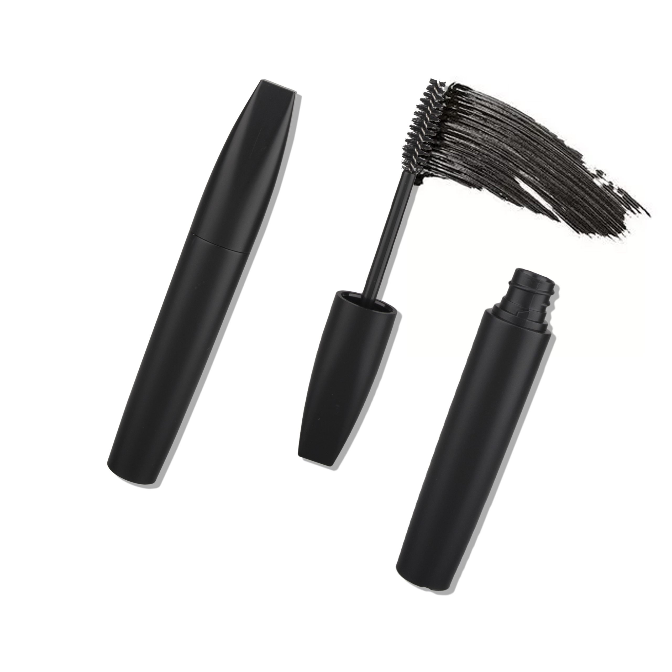 Black Frosted Custom Cosmetic Mascara Bottle Mascara Container Eyelash ...