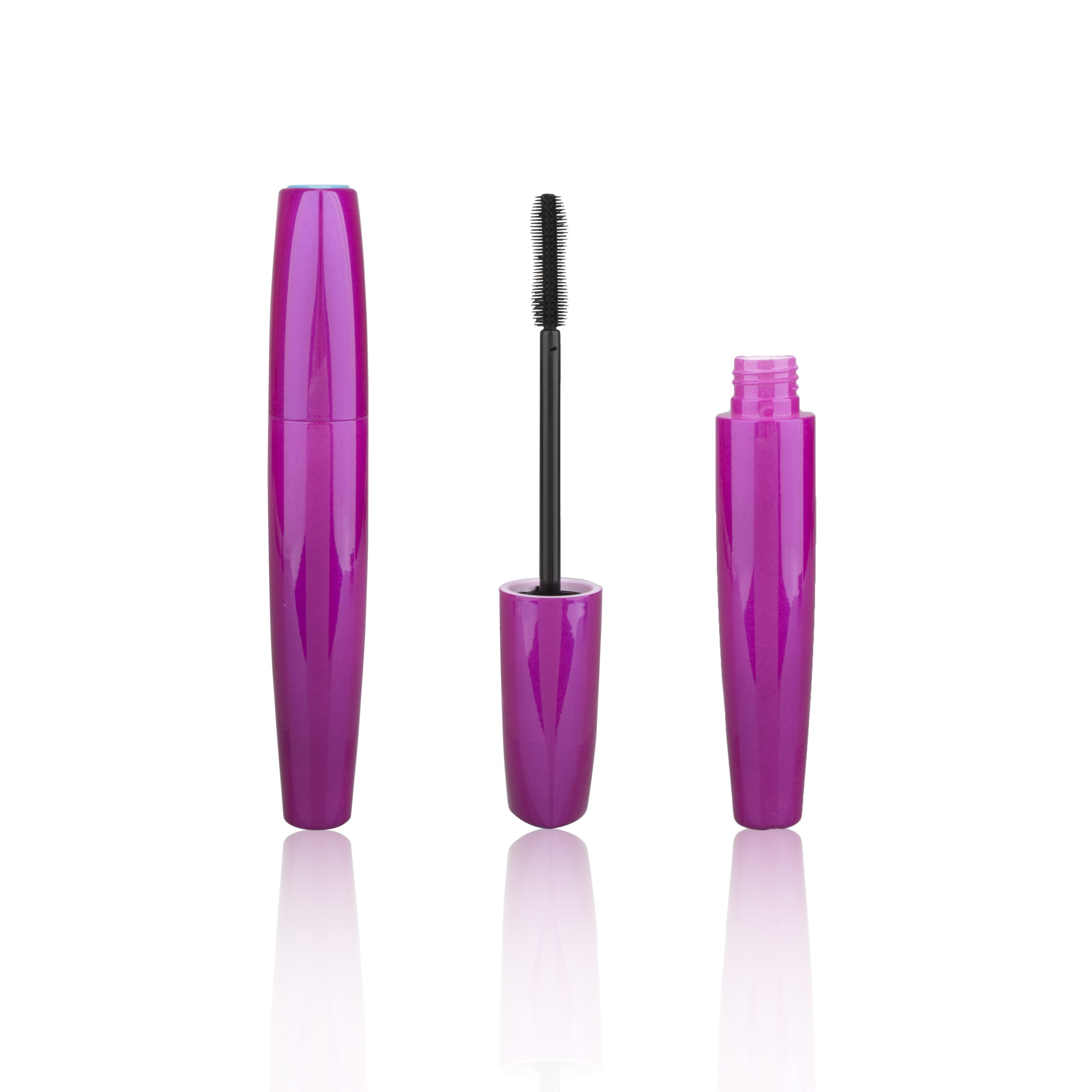 Custom Color Plastic Packaging Empty Mascara Tube with Brush Wands ...