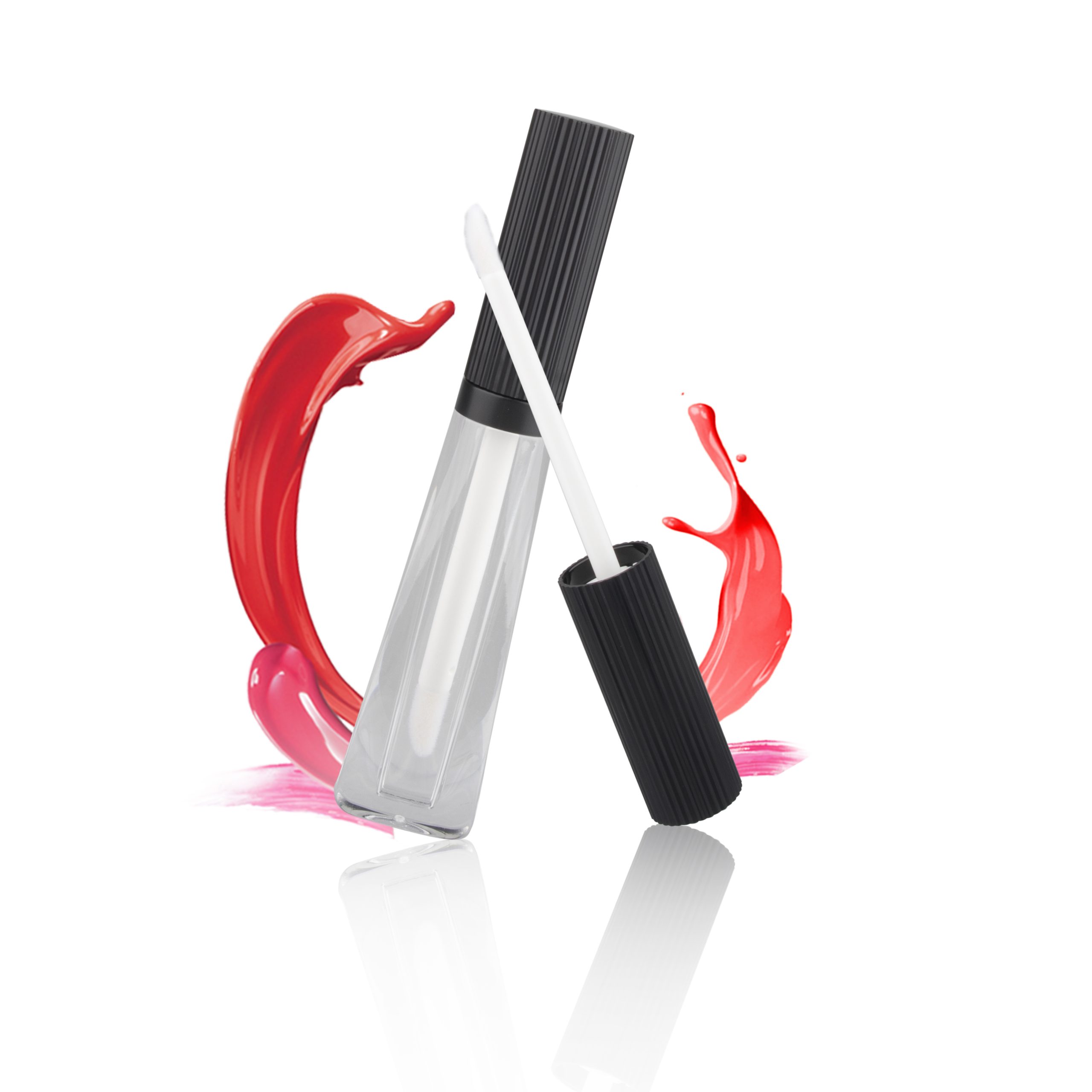 Custom Eco-friendly Empty Lipgloss Tube Packaging Big Brush Applicator ...