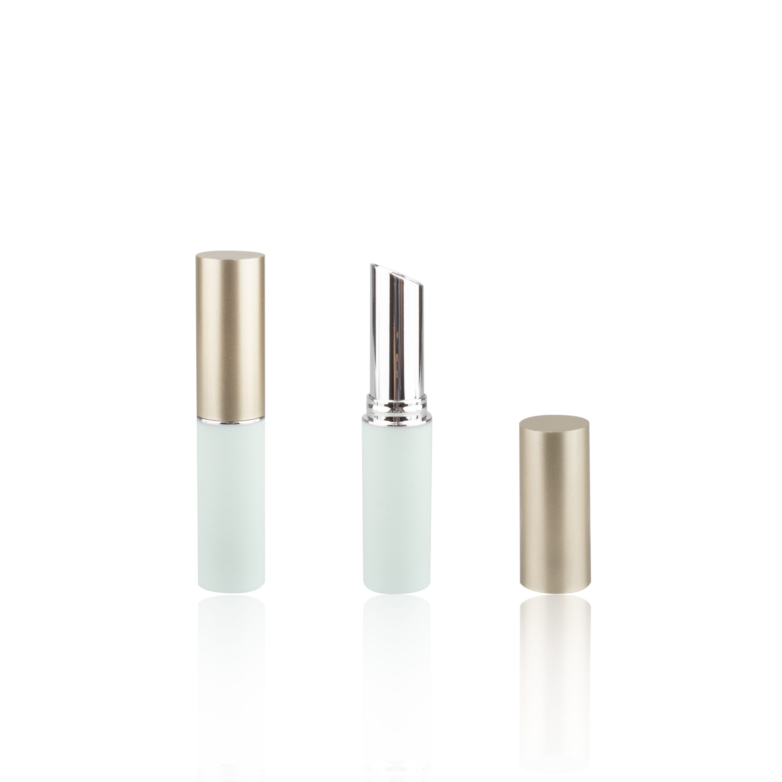 Custom Empty Gold White Lipstick Packaging Lipstick Tube Container ...