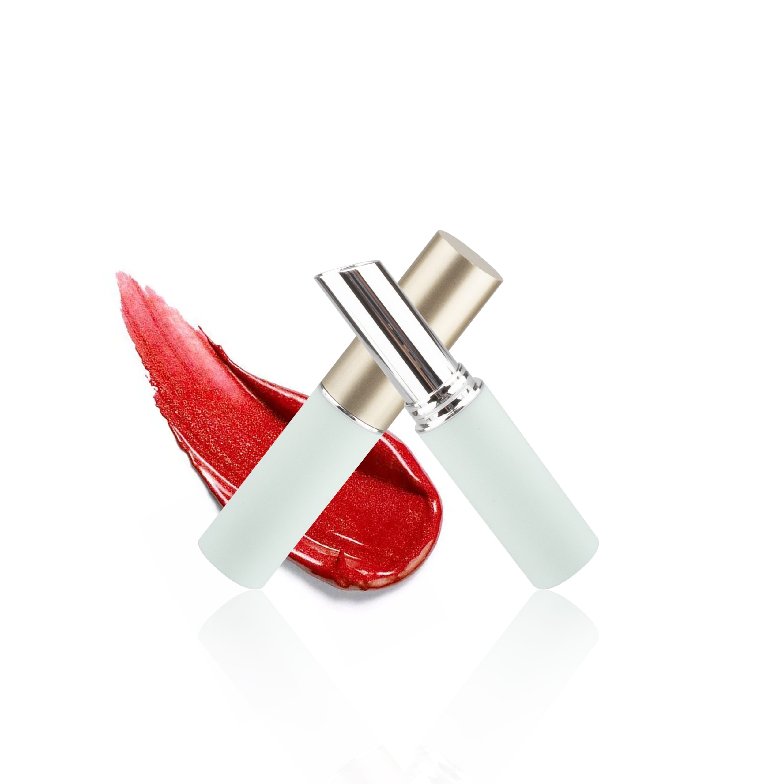 Custom Empty Gold White Lipstick Packaging Lipstick Tube Container ...