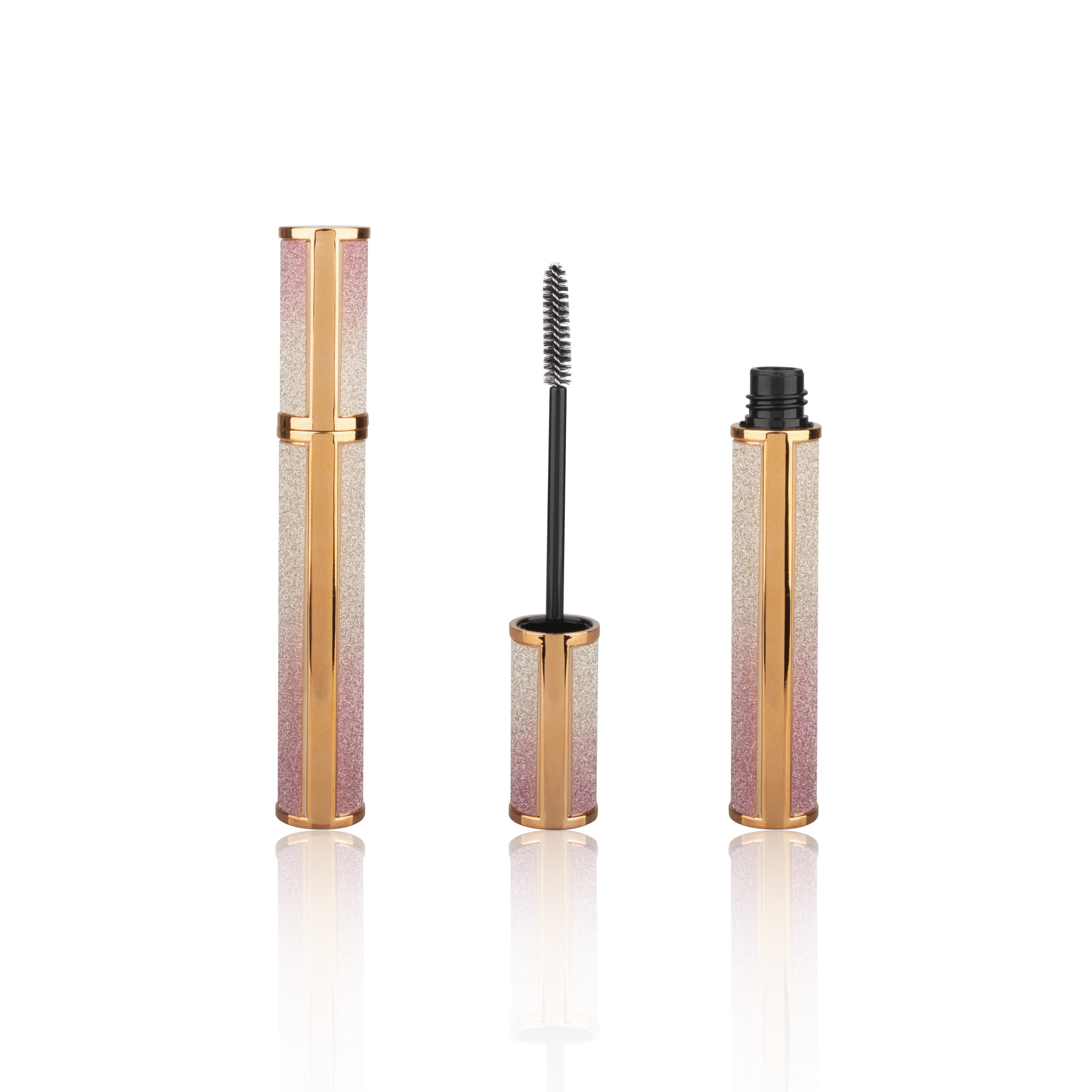 Luxury Round Iridescent Cosmetic Packaging Mascara Tubes Custom ...