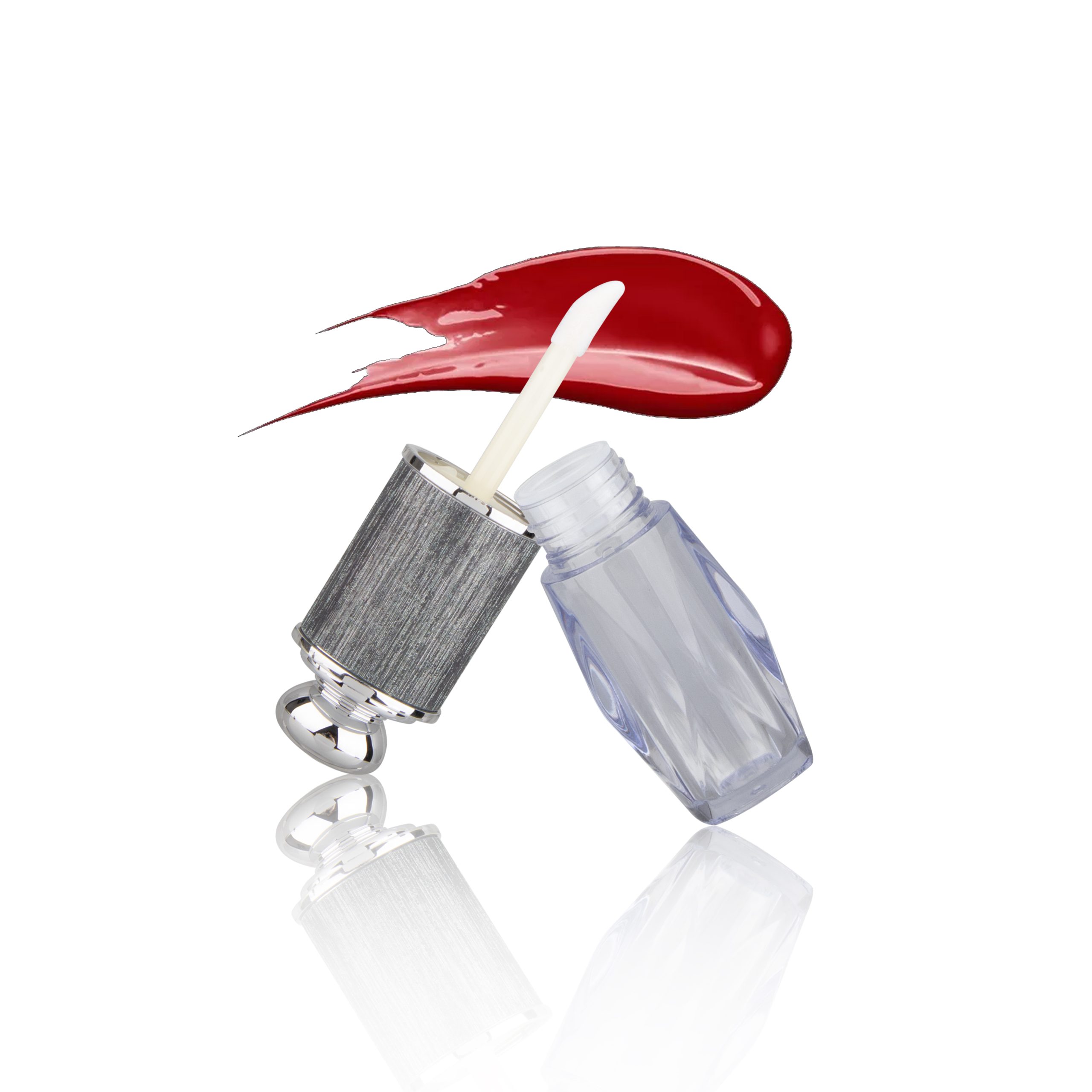 Mini Unique Sliver Lid Lip Gloss Container Lipgloss Packaging Liptint ...