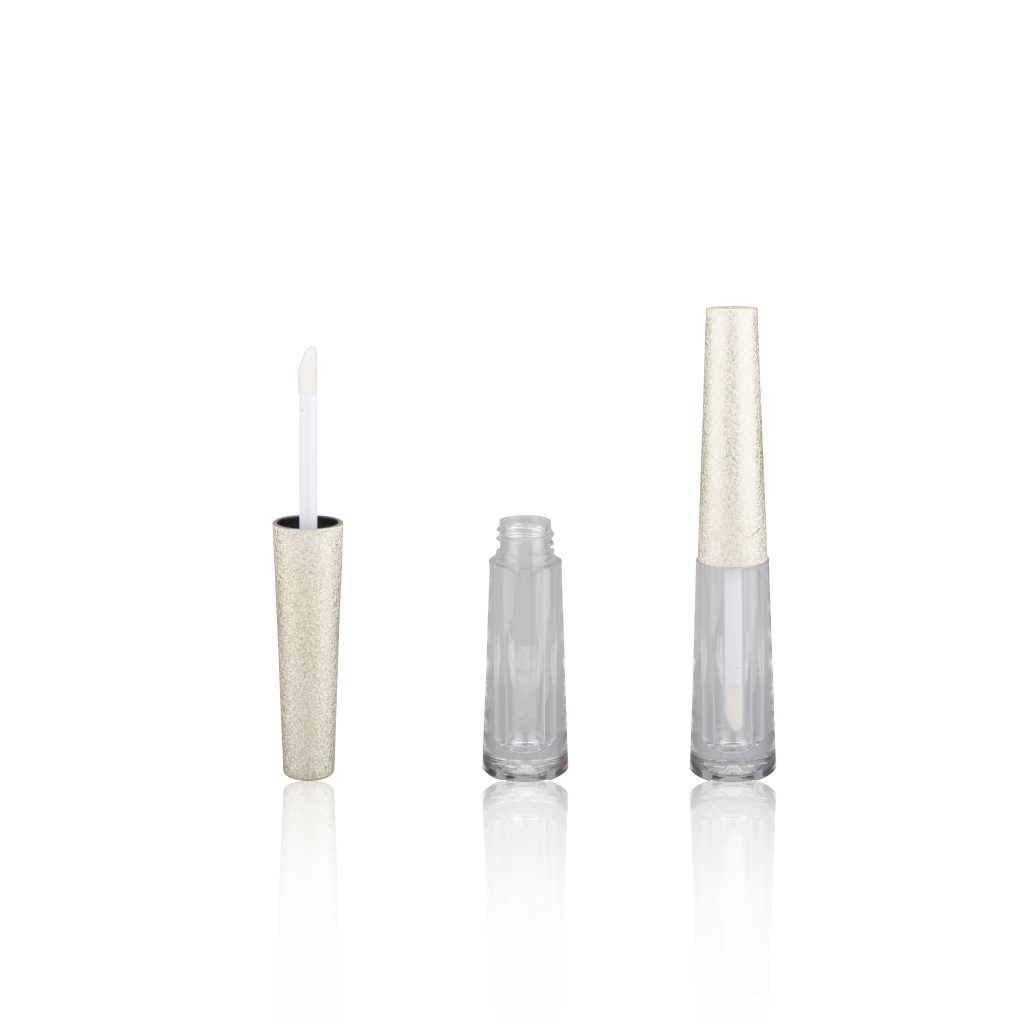 Cylinder Clear Lipgloss Tube Luxury Lip Gloss Wand Tubes Liquid ...
